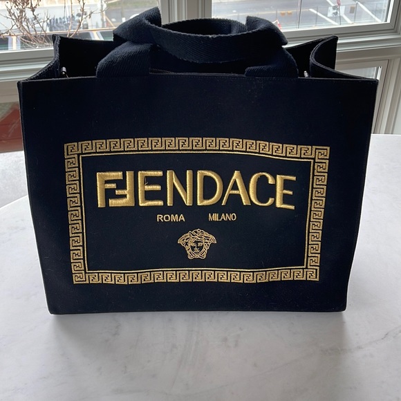 Fendi | Bags | 222 Fendi X Versace Tote Colab | Poshmark